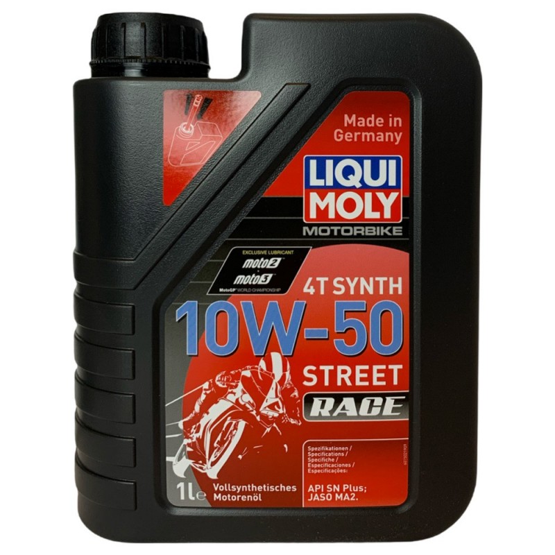 ACEITE LIQUI MOLY 10W50 SINTETICO STREET RACE
