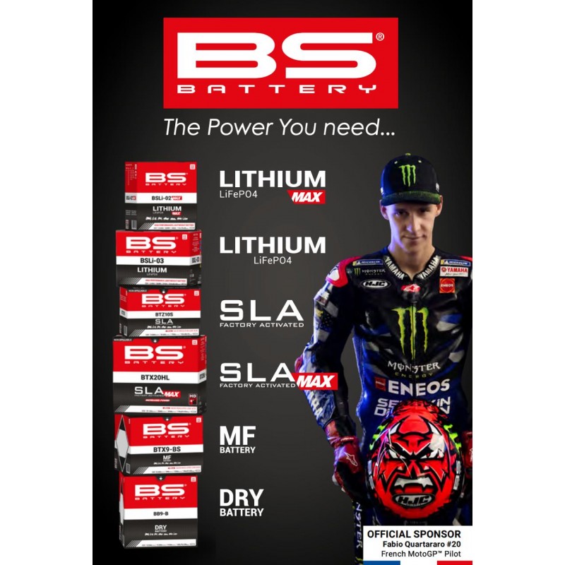 BATERIA PULSAR NS 160(BTX5L / BTZ6S) BS BATTERY